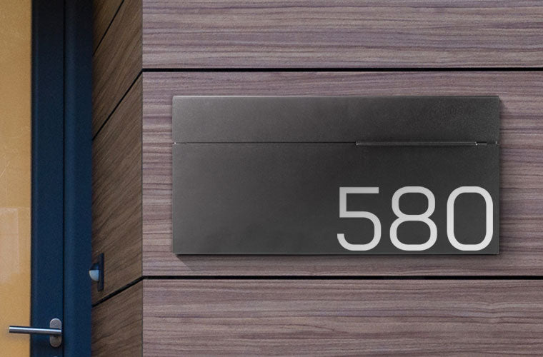 Modern & Contemporary Mailbox - Matte Black Mailbox - Wilson - Movo Home