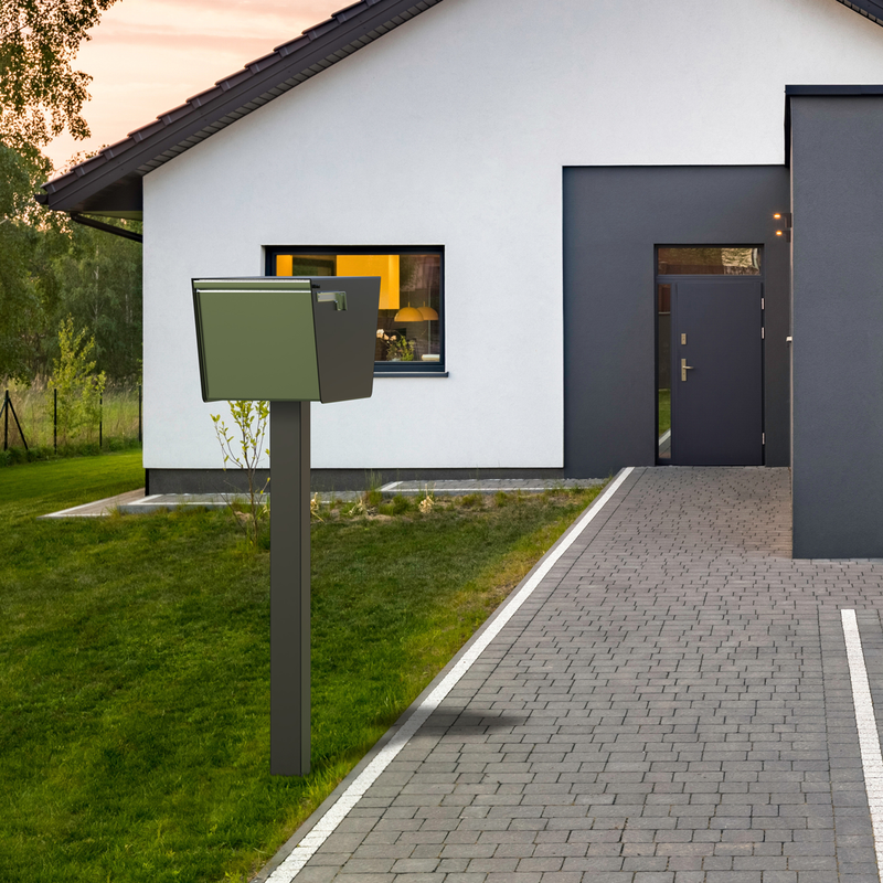 Walter - Post Mounted Mailbox - Movo Home